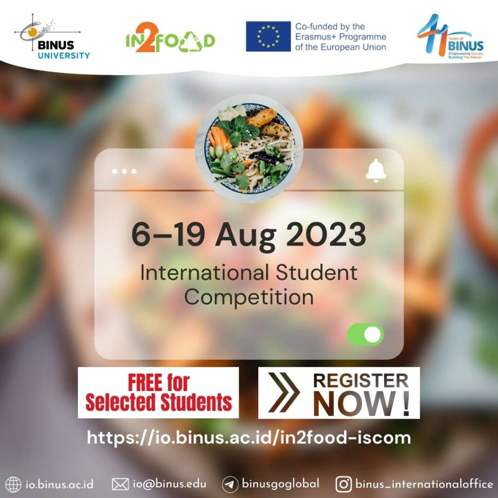 International Student Competition in Food Waste Management – BINUS ...