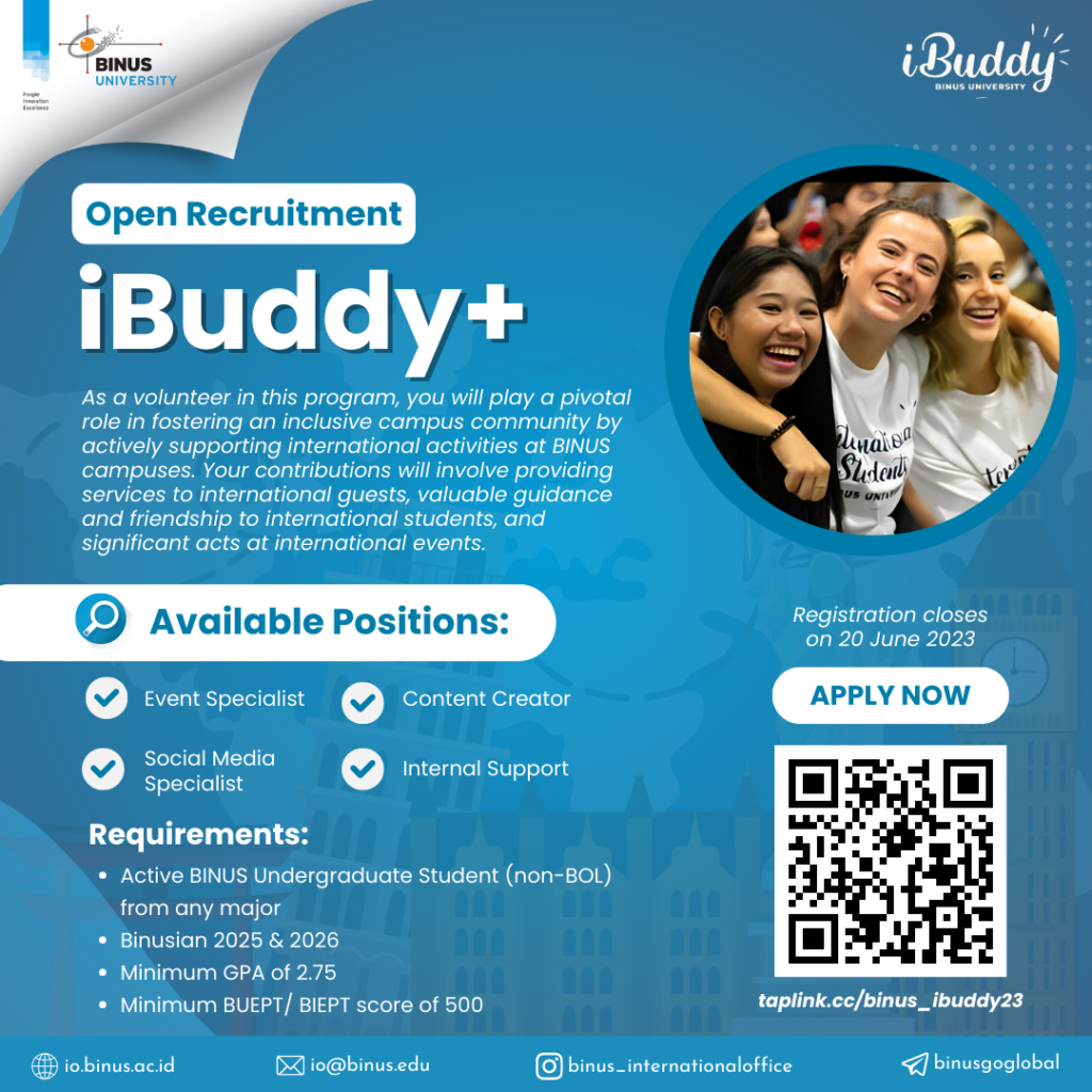 The iBuddy+ – BINUS International Office