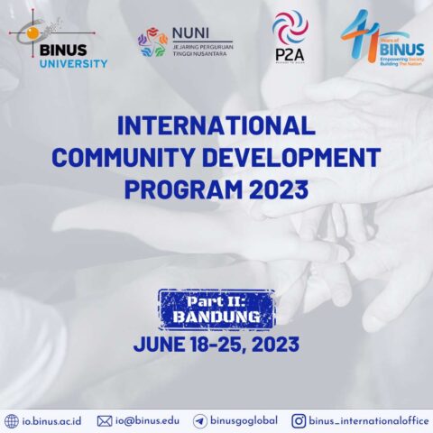 International Community Development Program 2023: Bandung – BINUS ...