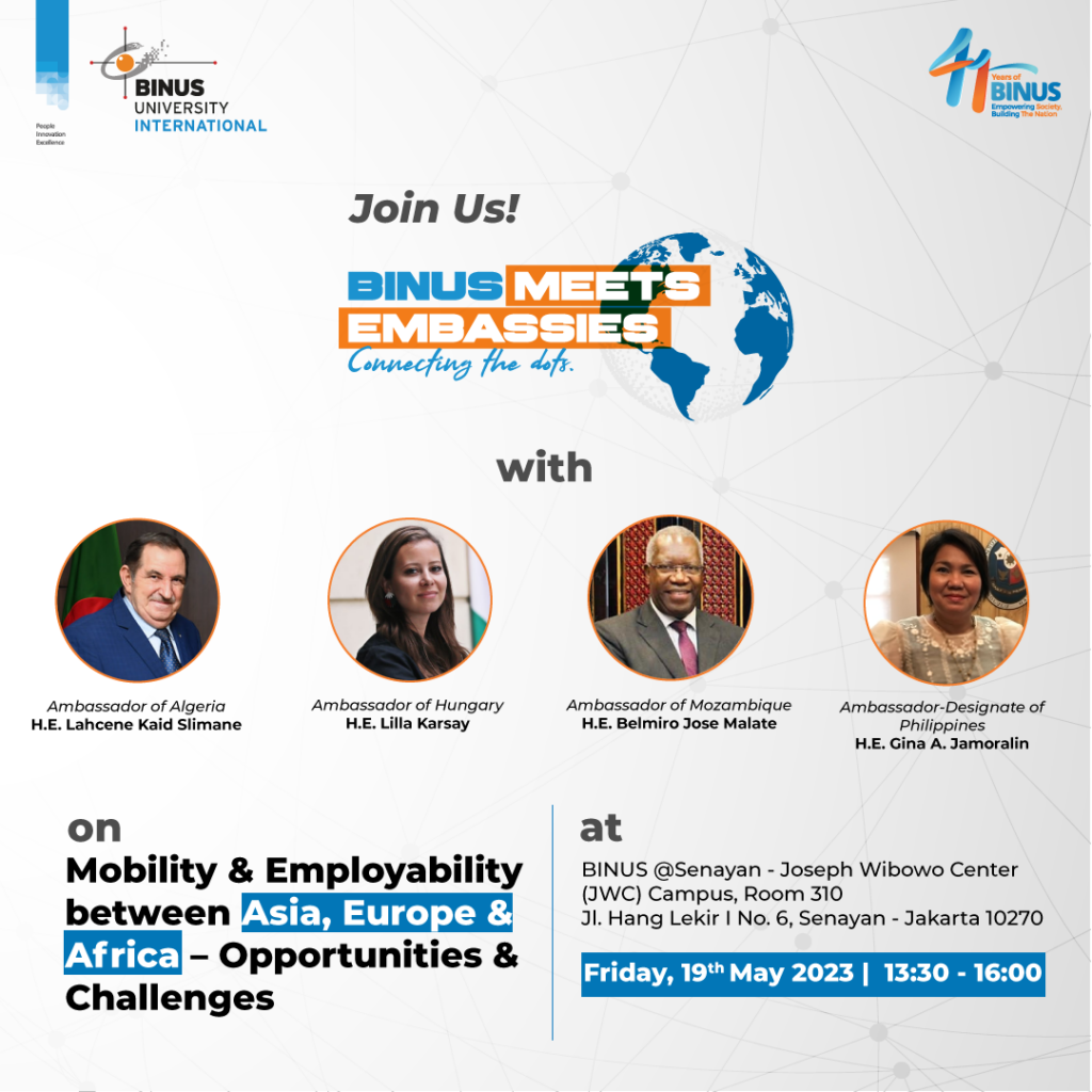 BINUS Meets Embassies: Connecting the Dots – BINUS International Office